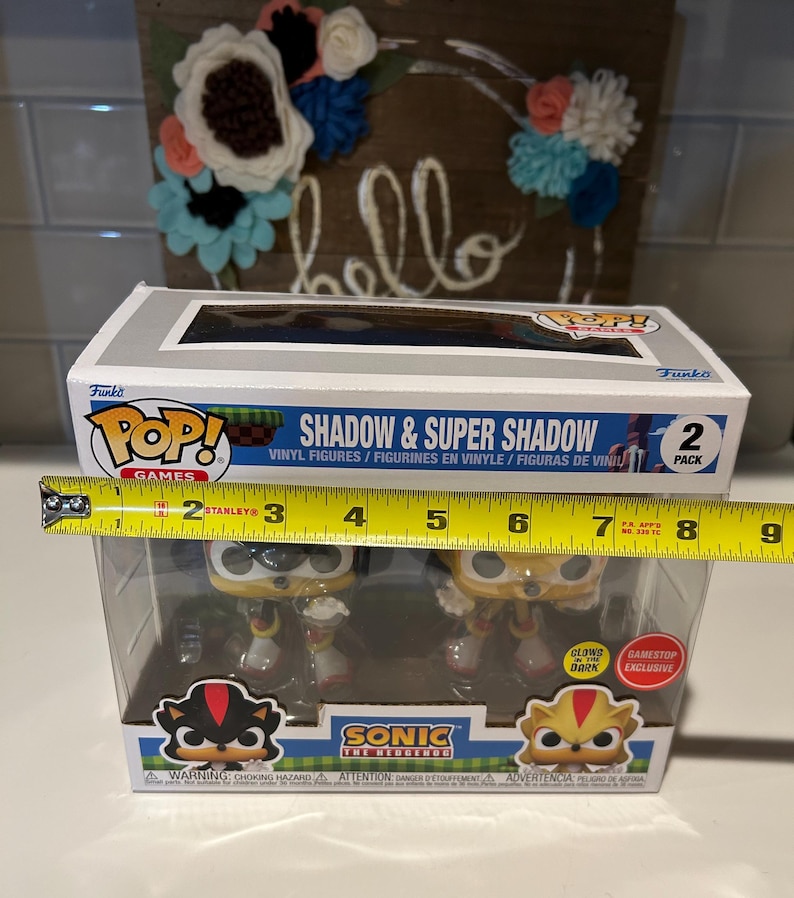 Shadow & Super Shadow Funko Pop 2-pack - Gamestop Exclusive - Etsy