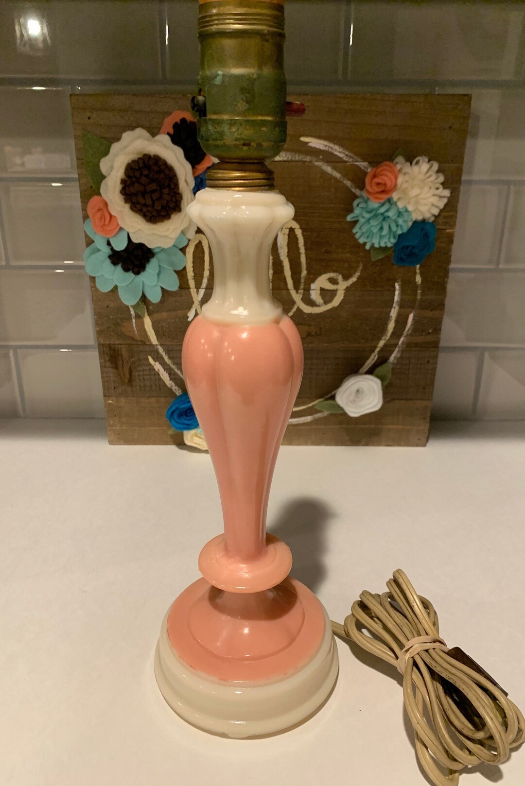 Rare Pink Milk Glass Aladdin Table Lamp - Midcentury Lighting - Etsy