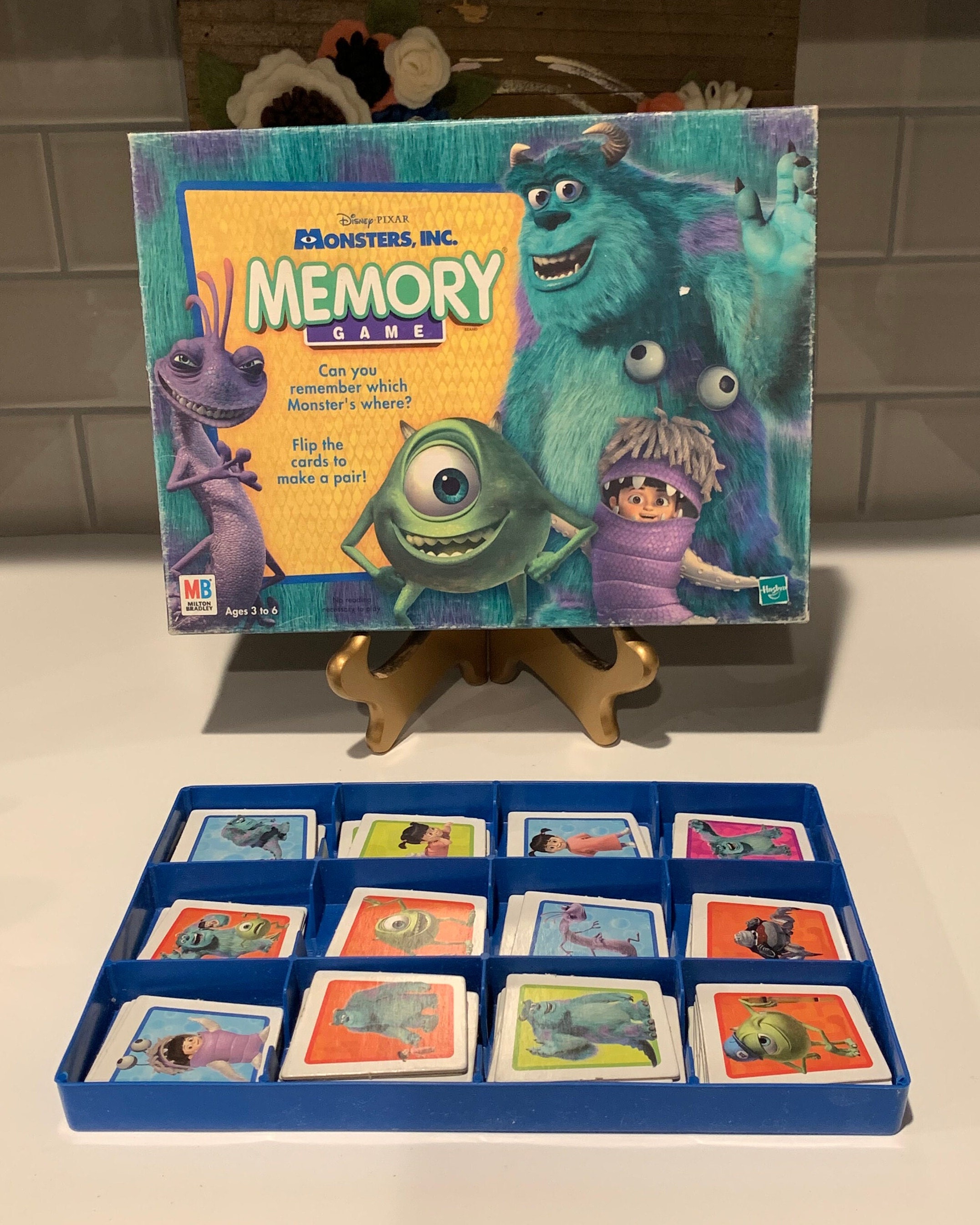 Vintage Monsters Inc Memory Game complete - Etsy Australia