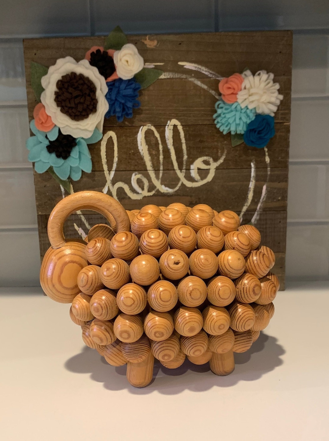 Vintage Aarikka Finland Passi Ram Wooden Sculpture | Aarikka Sheep ...