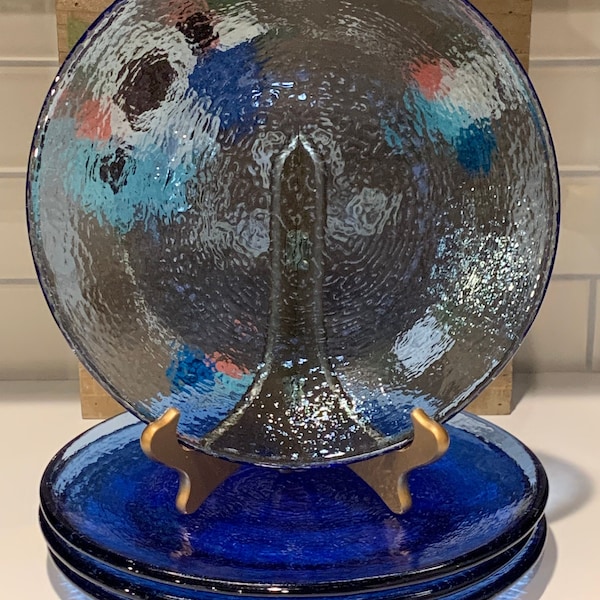 Recycled Glass Plate - Etsy