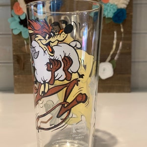 Vintage (wile E. Coyote & Ralph Sheep Pepsi Glass Tumbler | Collectable ...