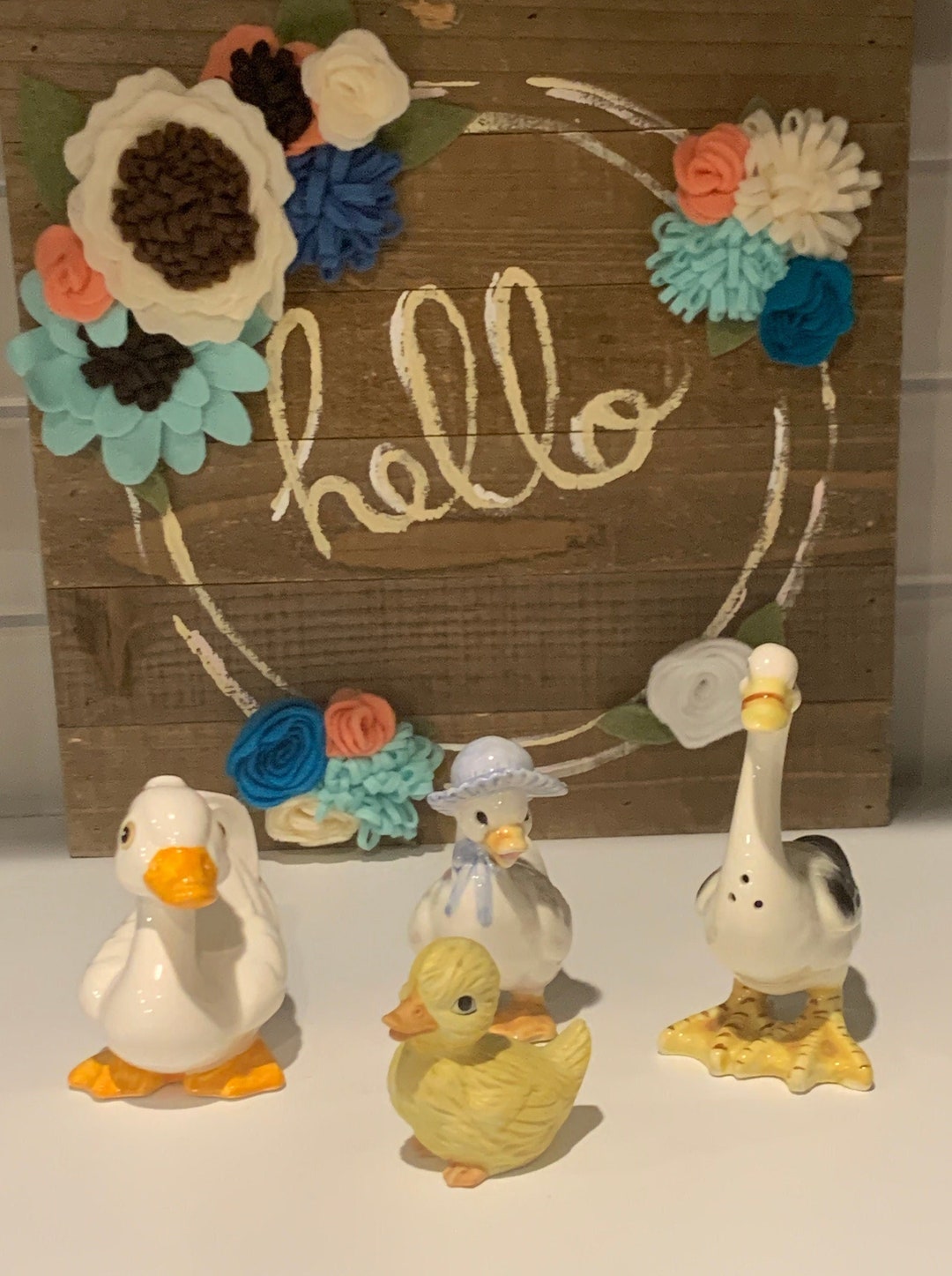 Duck Figurines | Lefton Duck Figurines | Vintage Collection of Six ...