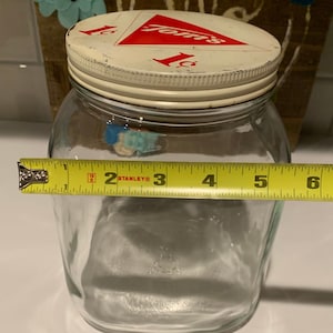 Toms Counter Display Jar Vintage Toms 1 Cent Candy Jar. Vintage Store ...