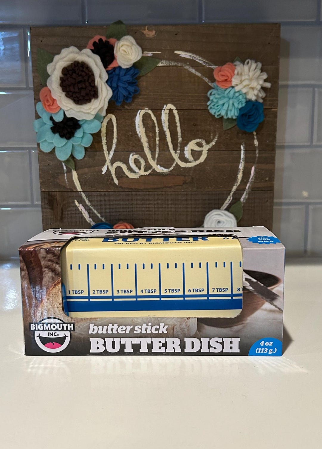 Bigmouth Butter Dish Keeper | Butter Stick Ceramic Butter Dish | Fun ...