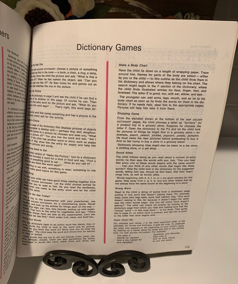 Vintage Children's Illustrated Dictionary: the New Golden Dictionary - Etsy