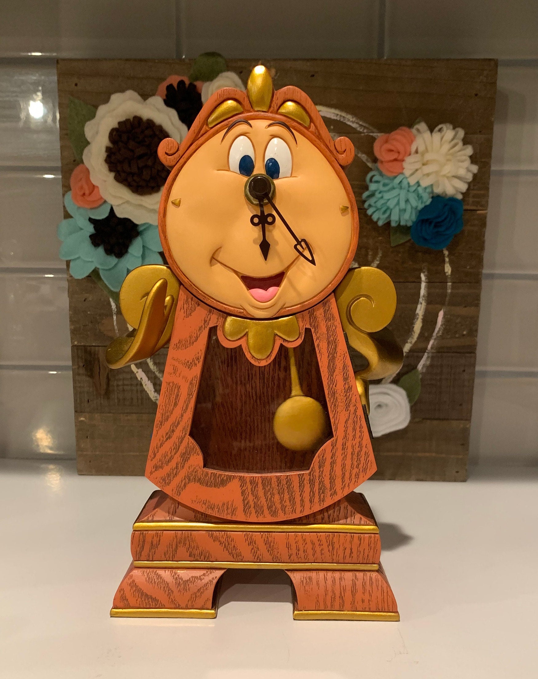 Disney Beauty And The Beast Clock