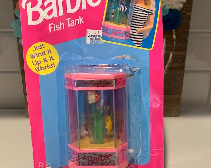 Barbie Fish Tank 1993 Barbie Home Accessories Collectable Barbie Fish ...
