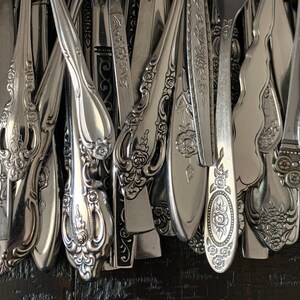 Mismatched Stainless Steel Silverware | Eclectic Stainless Flatware ...