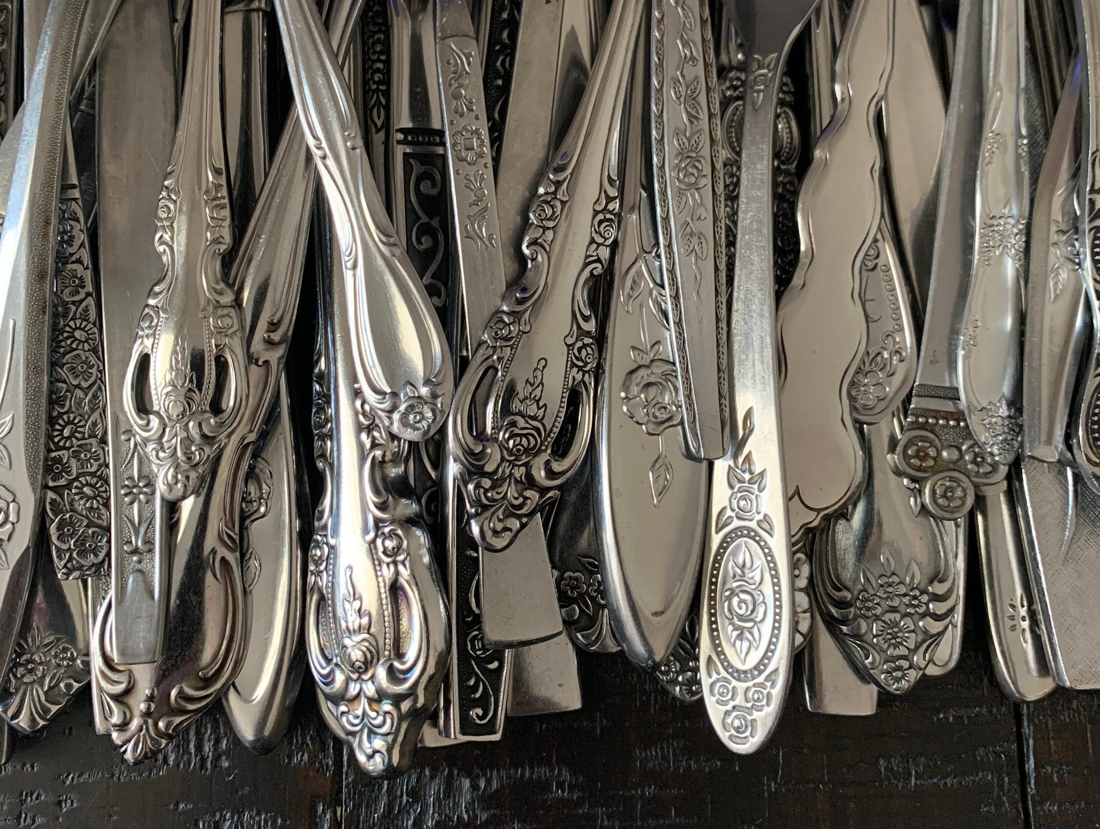 Mismatched Stainless Steel Silverware | Eclectic Stainless Flatware ...