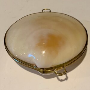 Sea Shell Brass Hinged Jewelry Box | Elegant Sea Shell Trinket Box ...