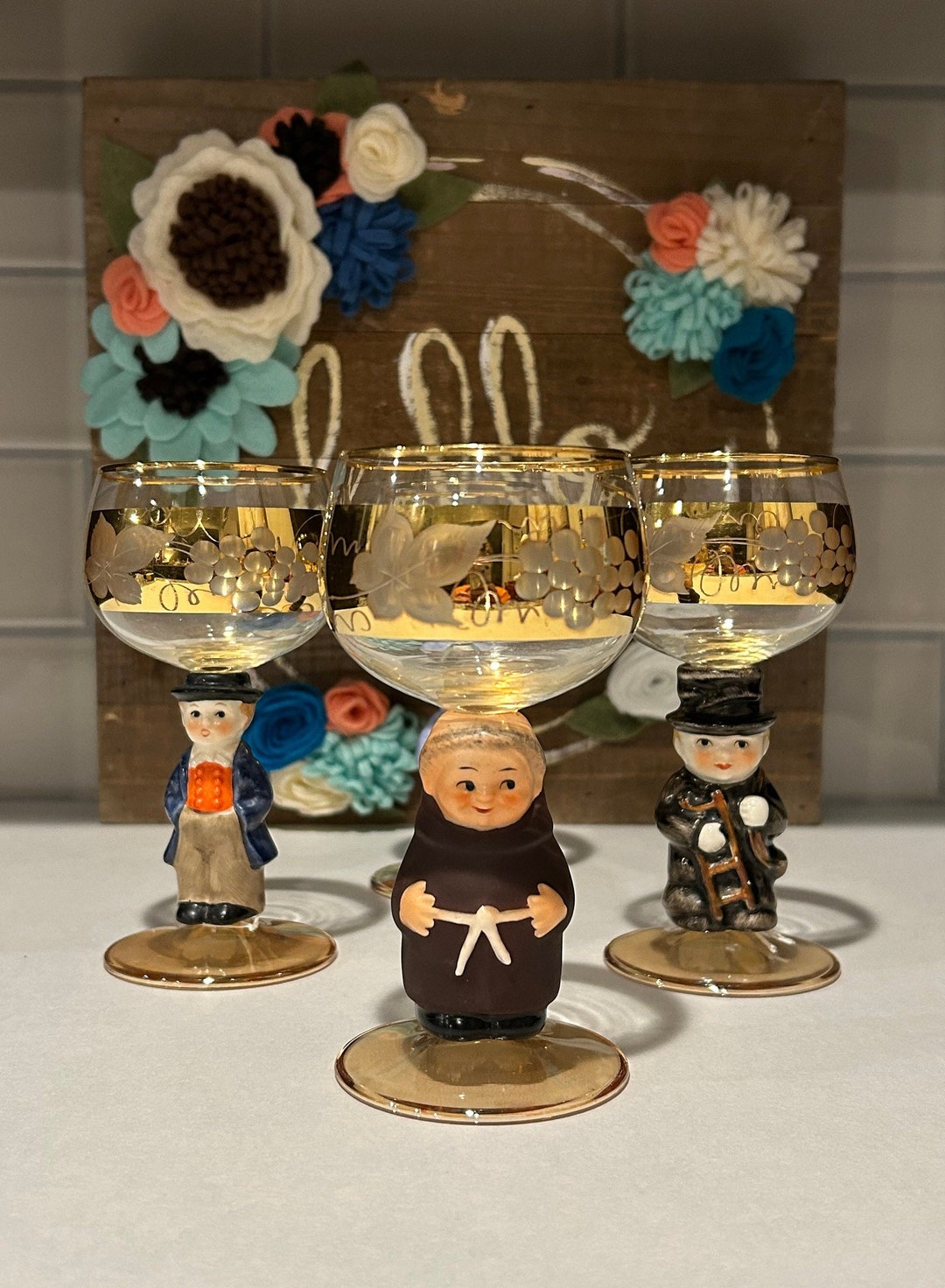 Goebel Hummel Wine Cordial Glasses: Collectible Table Decor (set of 4 ...