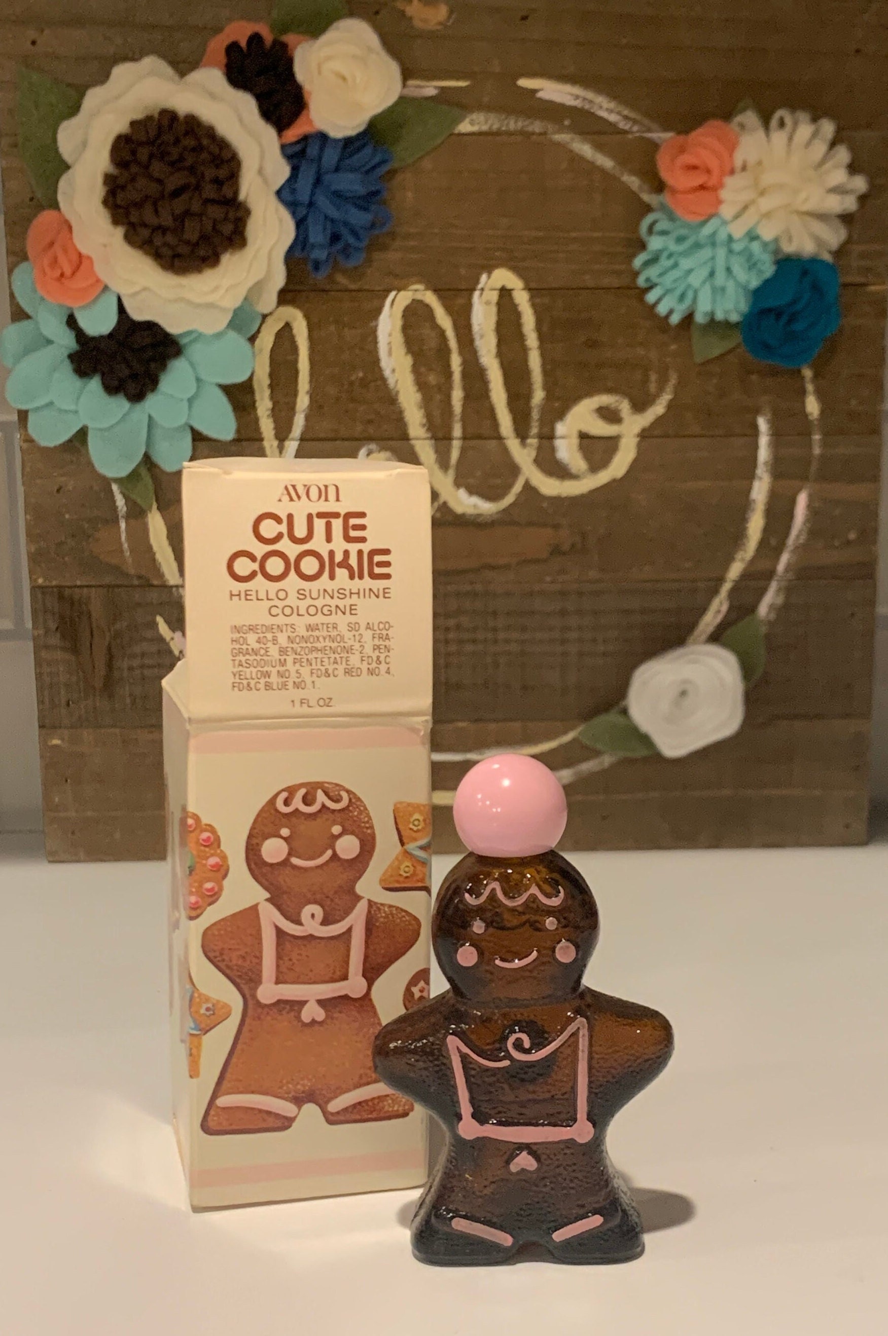 Avon Gingerbread Man Perfume Avon Cute Cookie Gingerbread - Etsy