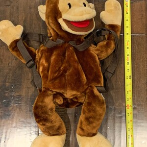 Vintage Curious George Puppet Backpack - Etsy