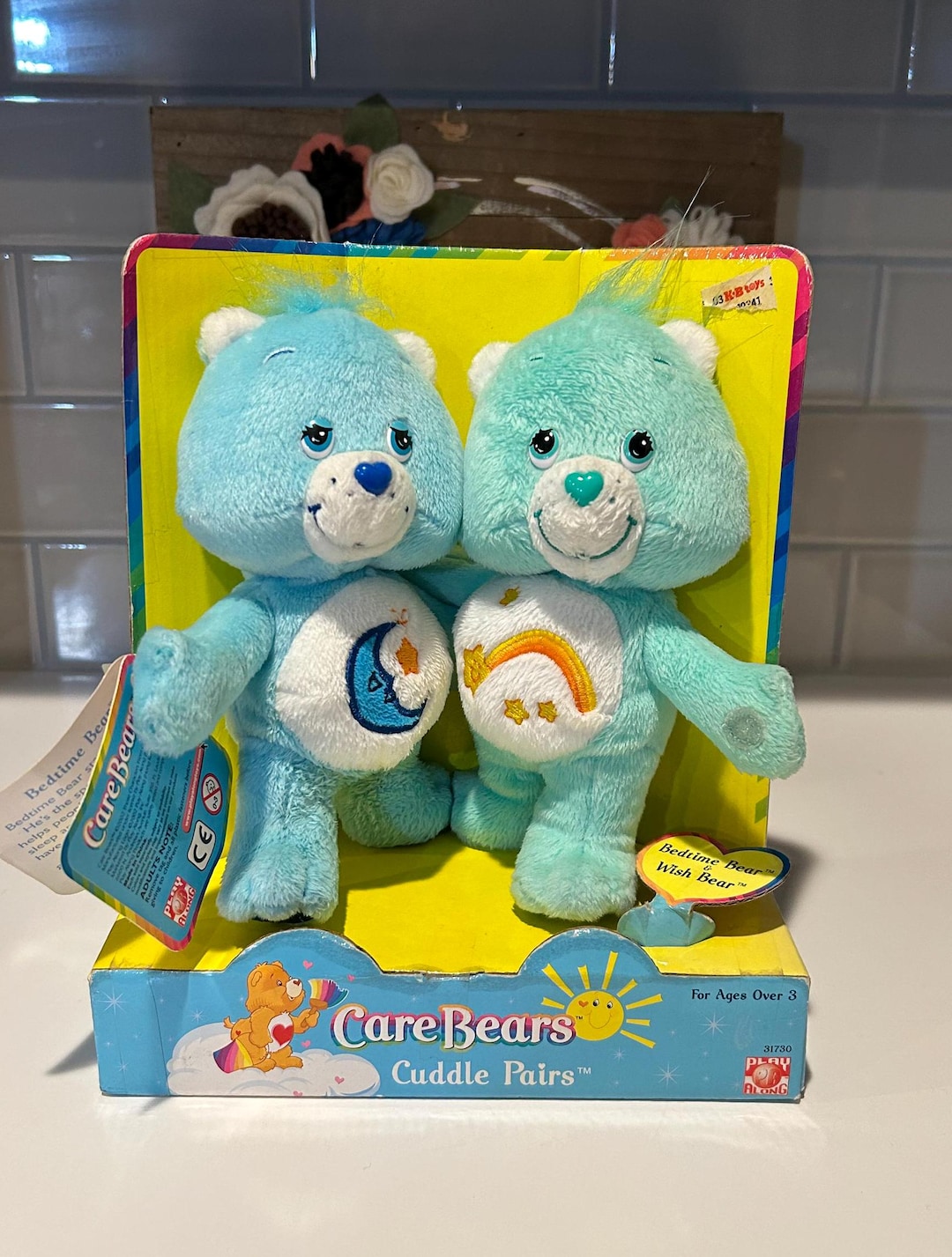Care Bears Cuddle Bears Plush Bedtime Bear & Wish Bear Vintage Care ...