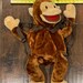 Vintage Curious George Puppet Backpack - Etsy
