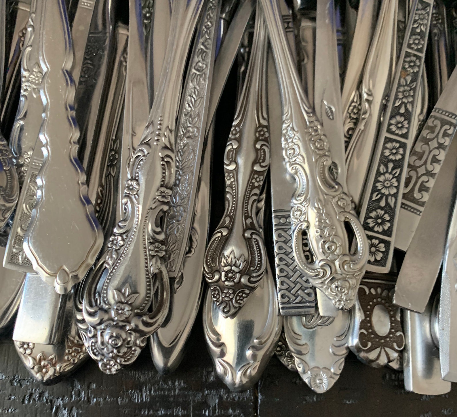 Mismatched Stainless Steel Silverware | Eclectic Stainless Flatware ...
