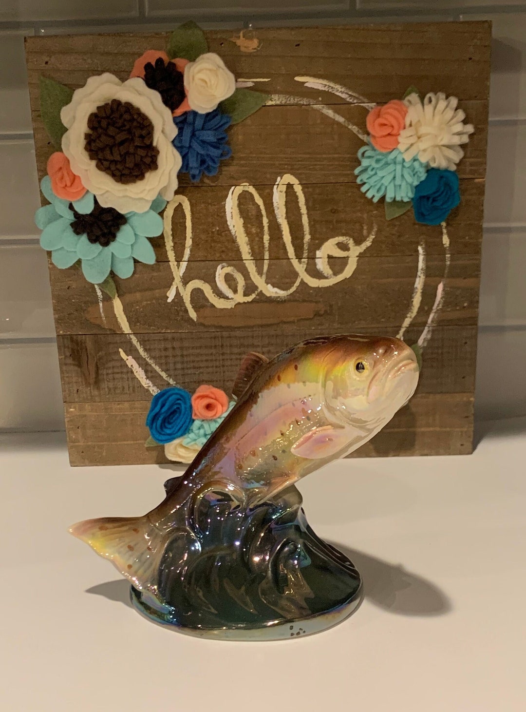 Jema Holland Fish Sculpture Fish Figurine Fish Art Home Decor - Etsy