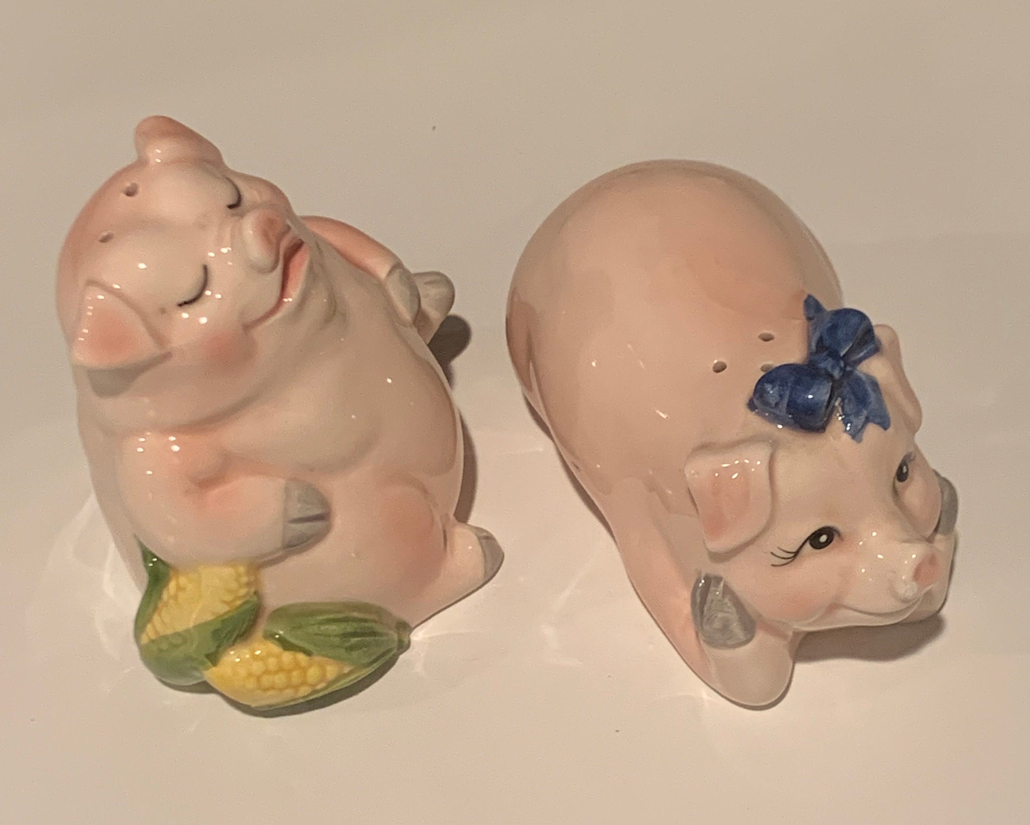 Mary Ann Baker Otagiri Pig Sale and Pepper Shaker Otagiri - Etsy