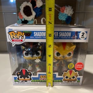 Shadow & Super Shadow Funko Pop 2-pack - Gamestop Exclusive - Etsy