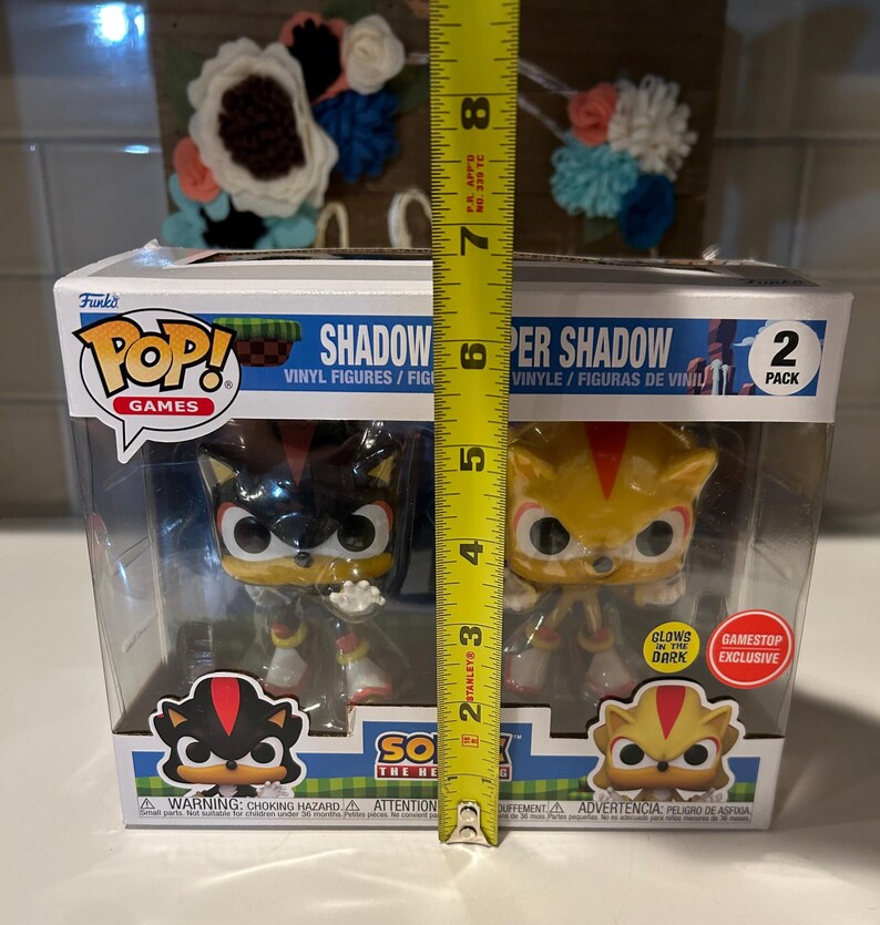 Shadow & Super Shadow Funko Pop 2-pack - Gamestop Exclusive - Etsy
