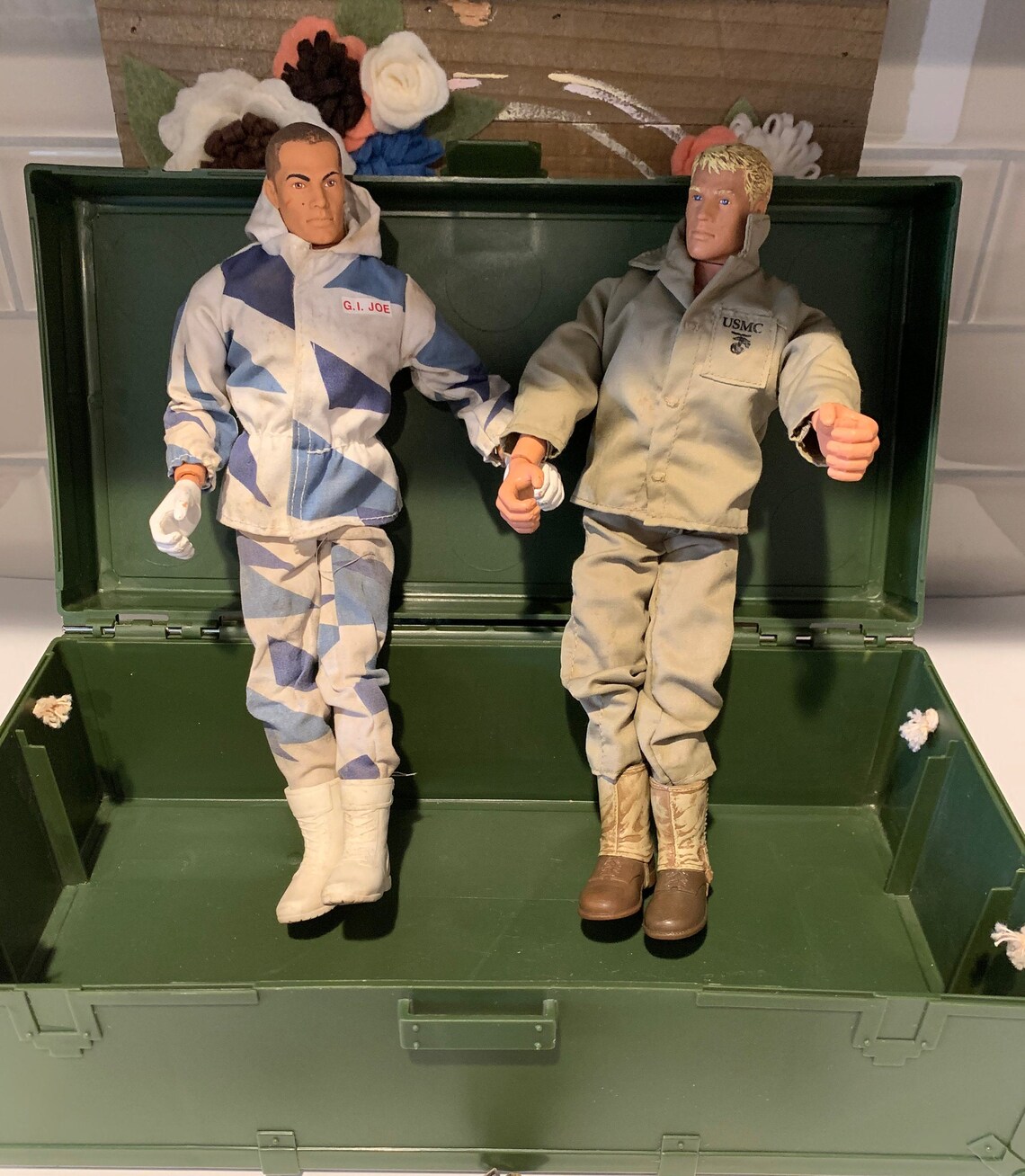 Vintage 1997 Gi Joe Foot Locker Action Figure Storage - Etsy