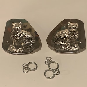 Vintage Holland Handicrafts Cat Chocolate Mold Cat Mold Collectable ...