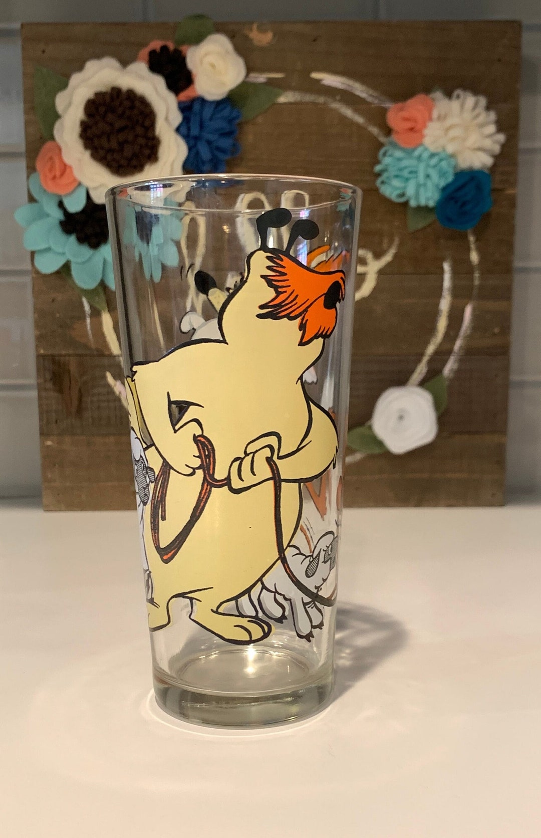 Vintage (wile E. Coyote & Ralph Sheep Pepsi Glass Tumbler | Collectable ...