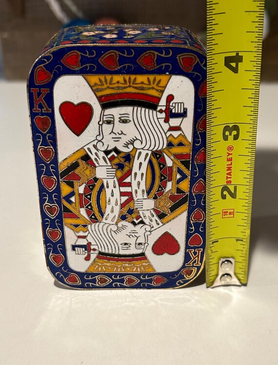 Cloisonne Enamel Metal Playing Cards Case. Ornate Pla… - Gem