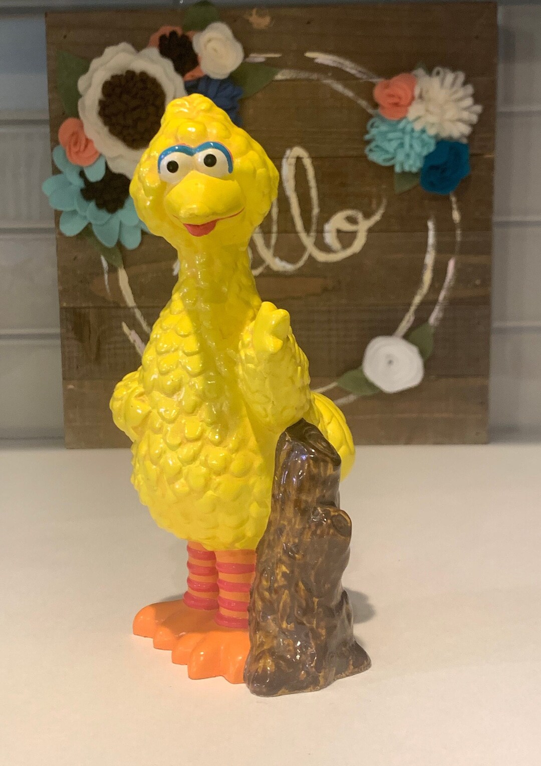 Vintage Big Bird Figurine | Big Bird Nursery Decor Big Bird Lover Gift ...