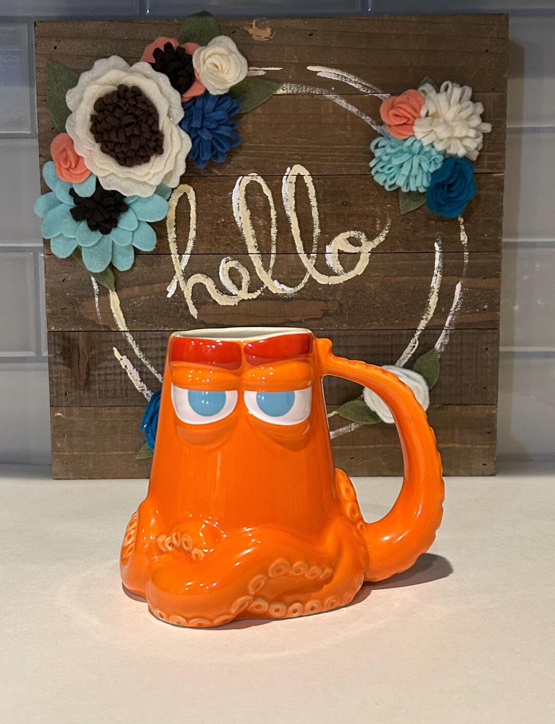 Vintage Disney Hank Octopus Mug | Finding Dory Collectible - Etsy