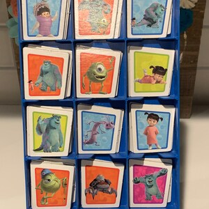 Vintage Monsters Inc Memory Game complete - Etsy Canada