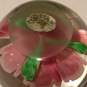 Pink Flower Paperweight | Collectable Paperweight - Etsy