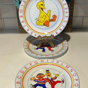 Sesame Street Big Bird Plate - Etsy