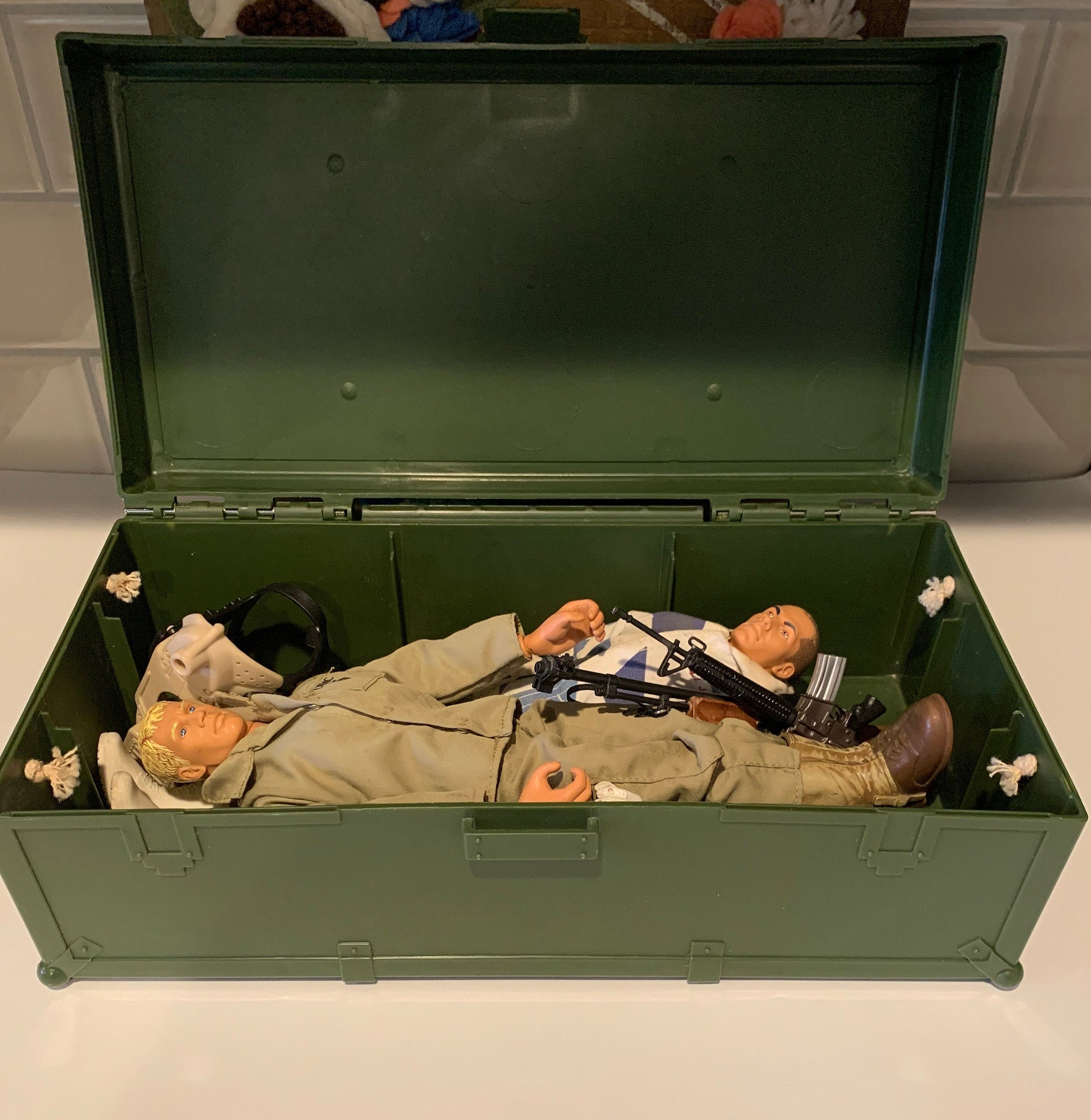 Vintage 1997 Gi Joe Foot Locker Action Figure Storage - Etsy