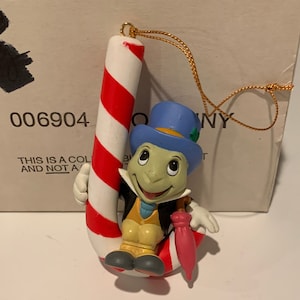 Jiminy Cricket Christmas Ornament by Grolier - Etsy