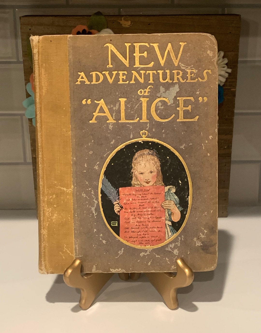Rare the New Adventures of alice John Rae 1917 Volland Illustrated by ...