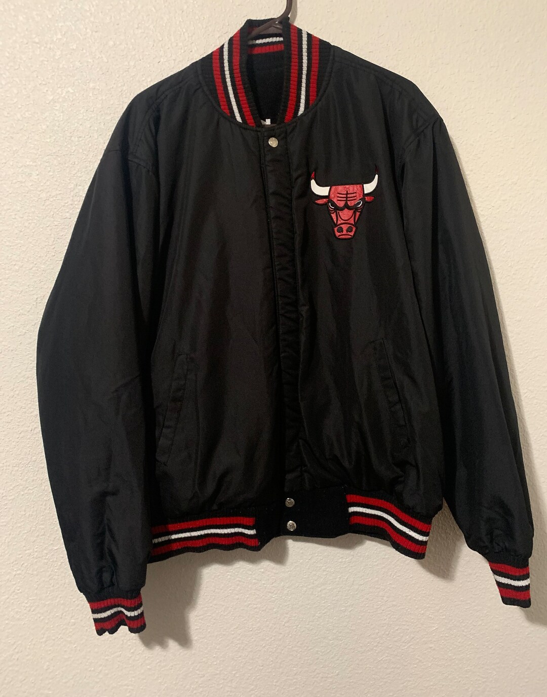 Vintage Chicago Bulls Reversible JH Designs XL Jacket NBA Chicago Bulls ...