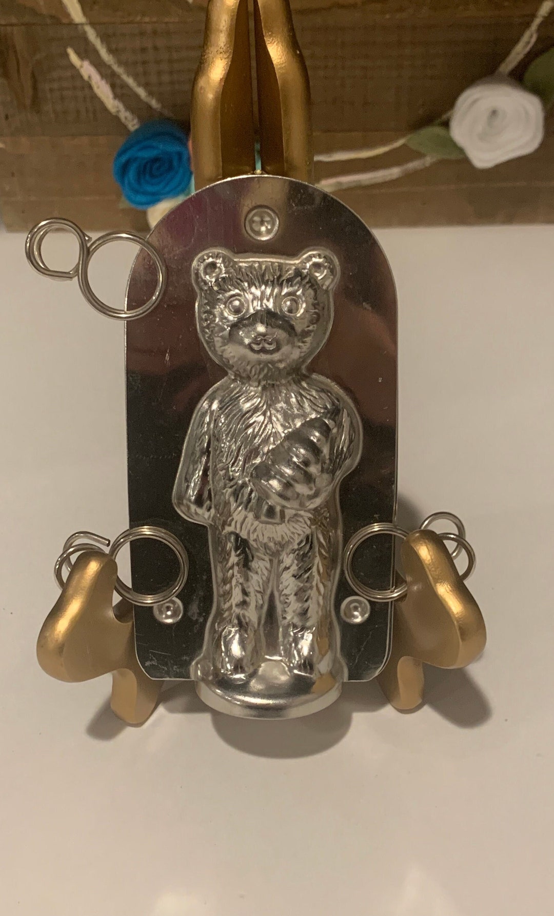 Vintage Holland Handicrafts Teddy Bear Chocolate Mold: Collectible ...