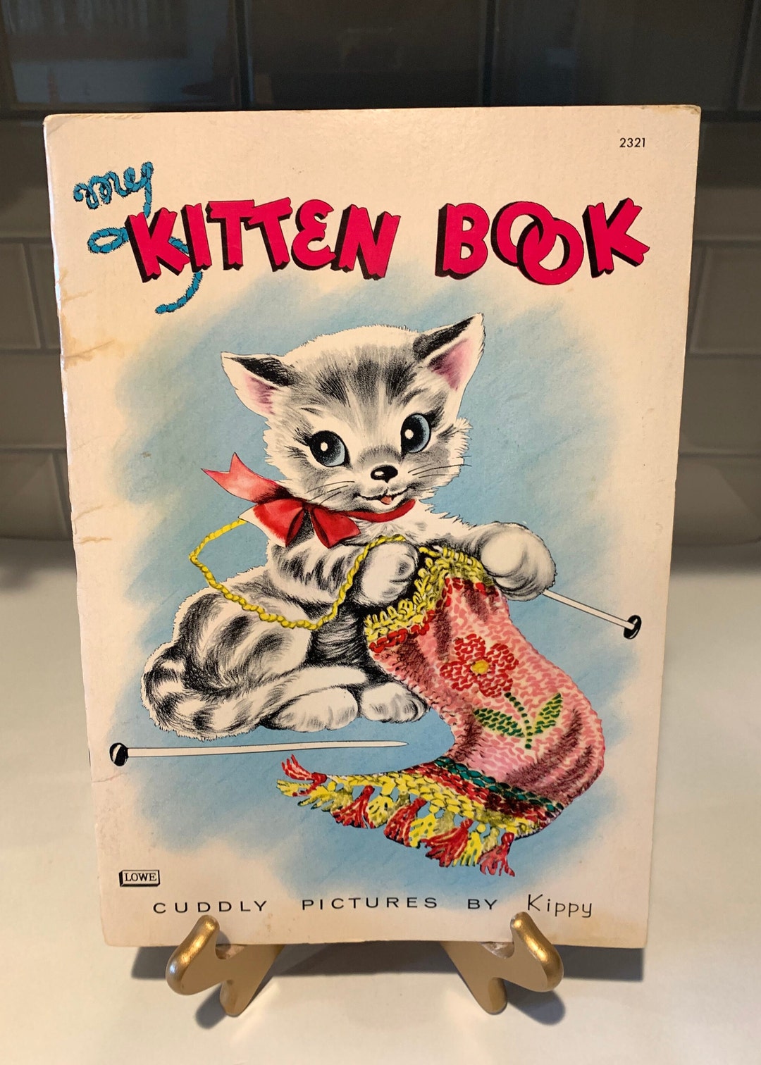 My Kitten Book 1963 | Vintage Kitten Illustrations | Sweet Vintage Cat ...