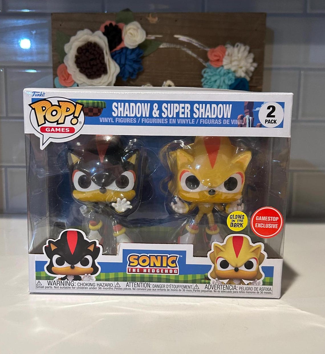 Shadow & Super Shadow Funko Pop 2-pack - Gamestop Exclusive - Etsy
