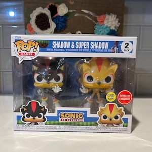 Shadow & Super Shadow Funko Pop 2-pack - Gamestop Exclusive - Etsy