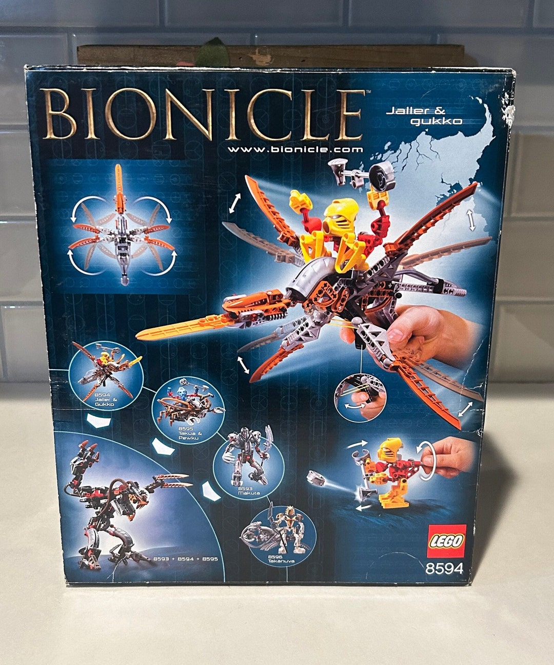 Lego Jaller & Gukko 8594 BIONICLE |collectable Bonicle Lego #8594 ...