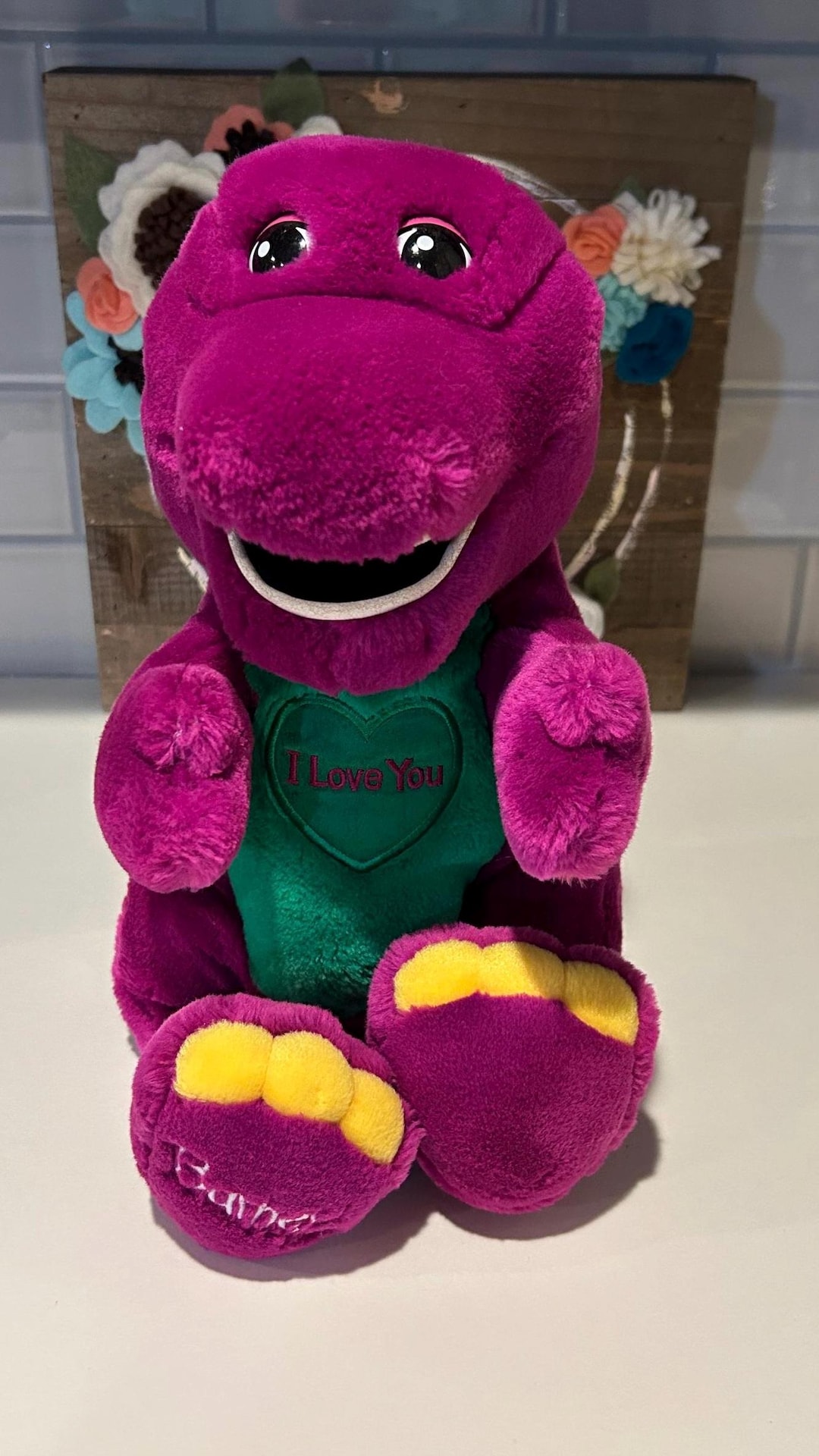 Barney Plush | Talking Barney Plush | Singing Barney Plush Toy | Vintage Barney Toys - Etsy ...