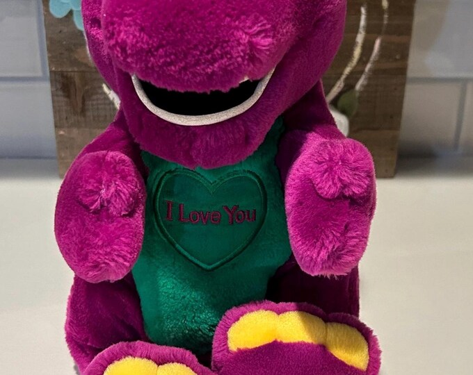 Barney Plush | Talking Barney Plush | Singing Barney Plush Toy ...
