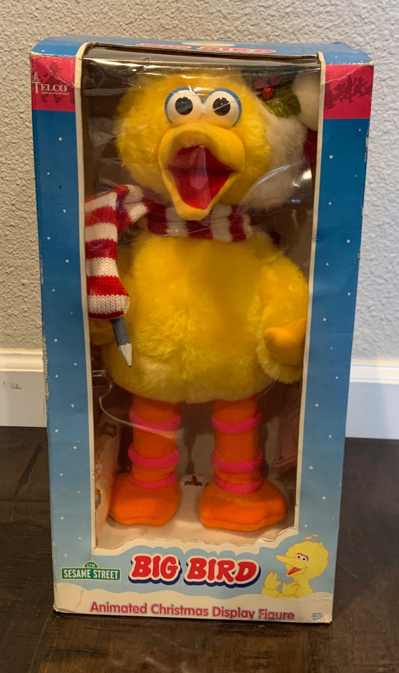 Vintage Sesame Street Big Bird Animated Christmas Display - Etsy