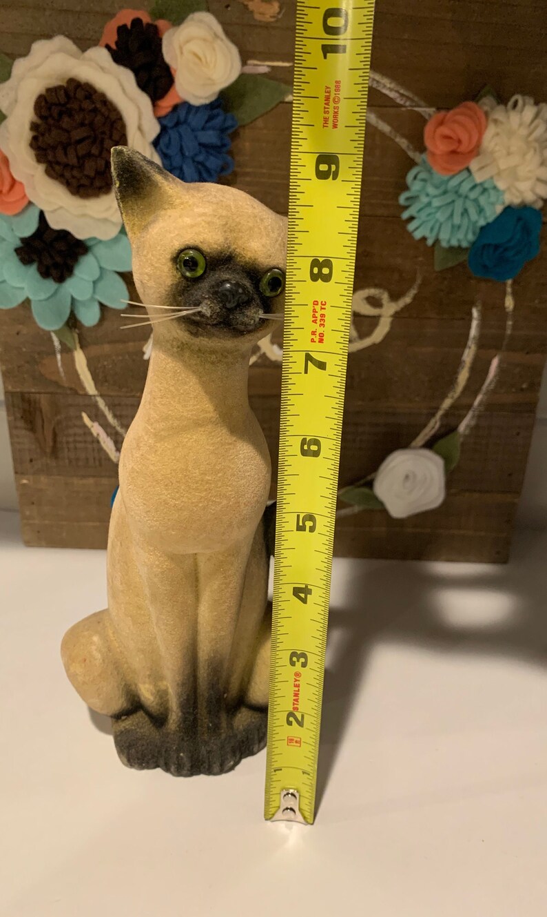 Siamese Cat Figurine Vintage Siamese Cat Decor - Etsy