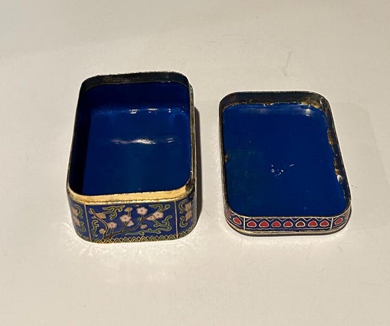 Cloisonne Enamel Metal Playing Cards Case. Ornate Pla… - Gem