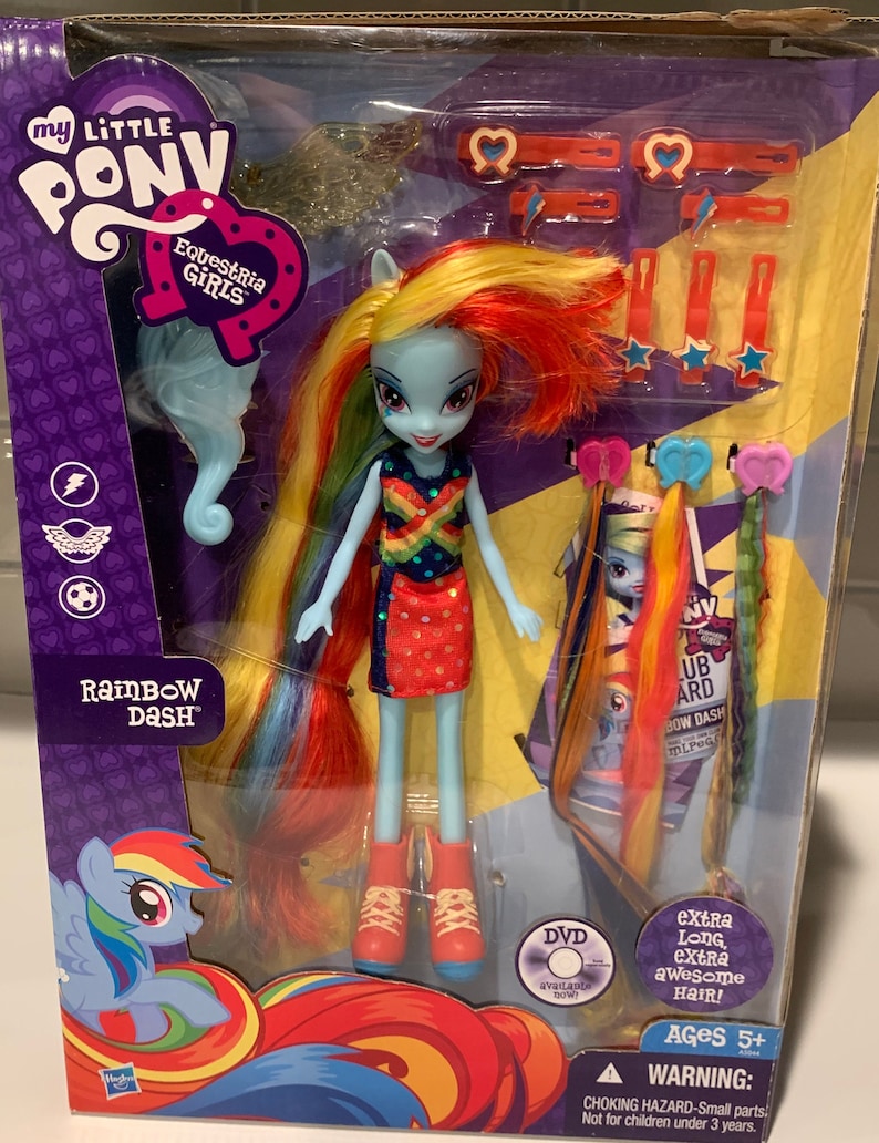 My Little Pony Equestria Girls Rainbow Dash Deluxe Doli - Etsy