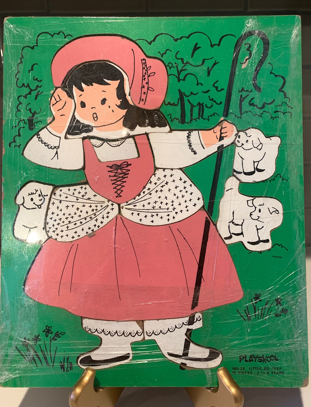 Little Bo Peep Playskool Puzzle | Playskool Wooden Puzzle Little Bo ...